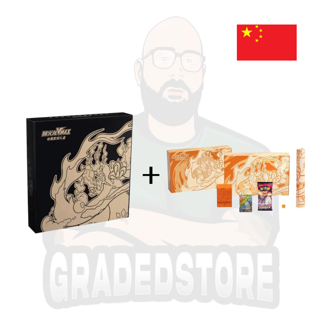 [BUNDLE SET] Pokémon TCG - Card Charizard Vmax Battle + Charizard Coll ...